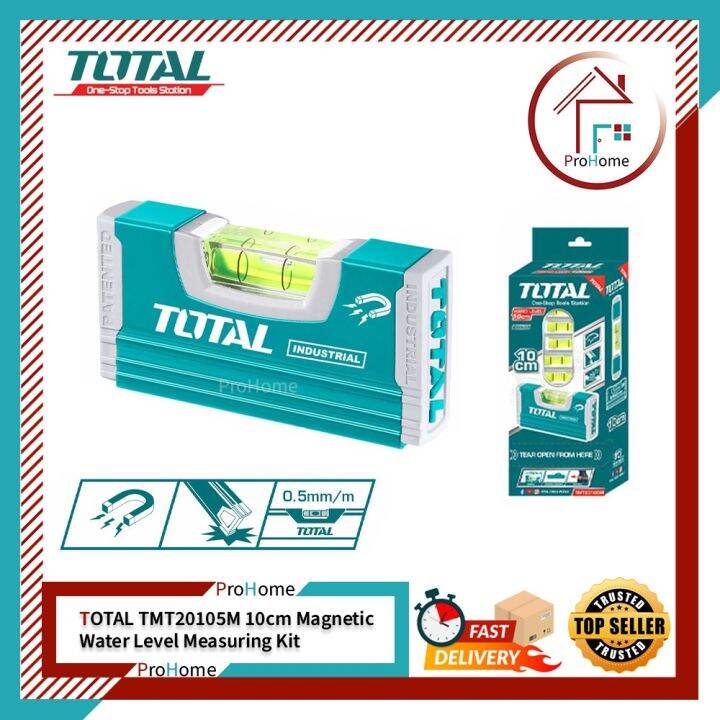 ProHome88 *SPECIALS TOOLS* TOTAL Pocket Magnetic Water Level Ruler ...