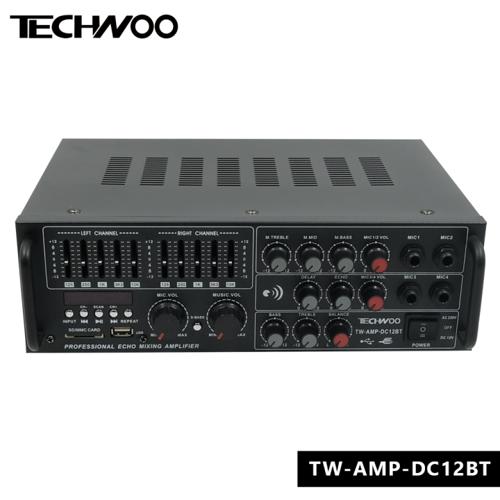 Professional Echo Mixing Mini Stereo Amplifier Karaoke System with USB ...