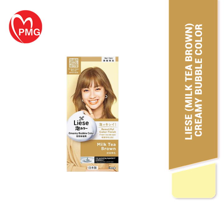 [PMG PHARMACY] Liese (Milk Tea Brown) Creamy Bubble Color | Lazada