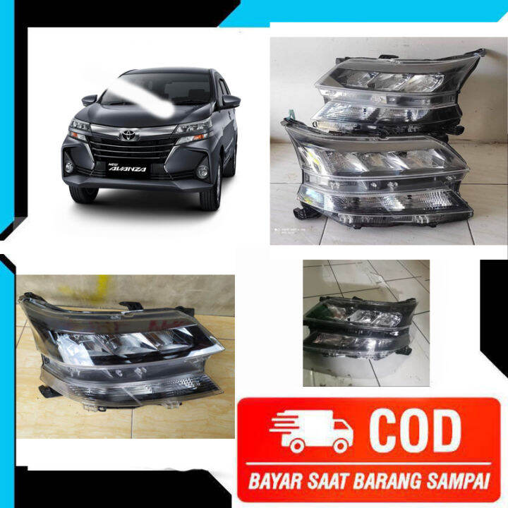 HEADLAMP LAMPU DEPAN GRAND NEW AVANZA XENIA TAHUN 2019 S/D 2021 LED ...