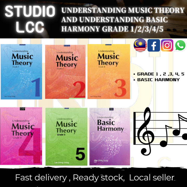 ☆STUDIO LEE CHING CHING☆ UNDERSTANDING MUSIC THEORY GRADE 1/2/3/4/5 AND ...