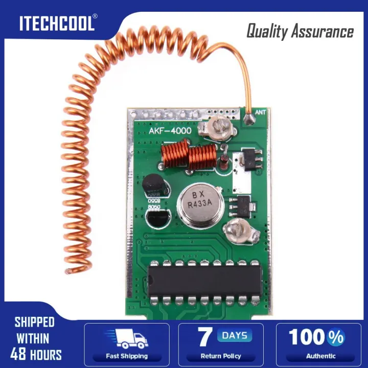 Large Power 4km Wireless Remote Control Transmitter Module Kit 433Mhz ...