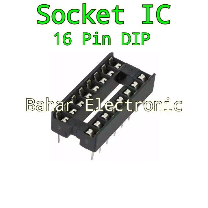 Socket IC 16 Pin DIP per 2 biji | Lazada Indonesia