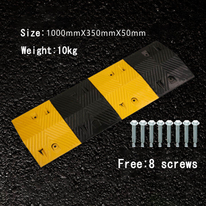 Rubber Humps Speed Bump Speed Hump 2PCS (Size:100*30*5CM) | Lazada PH
