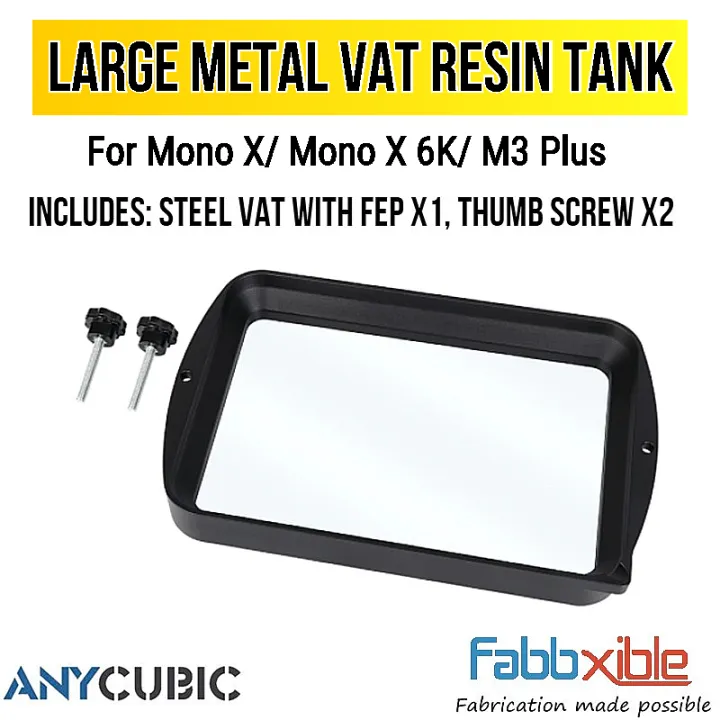 Anycubic Photon Mono X/ MonoX 6K/ M3 Plus Resin Tank Metal Vat | Lazada