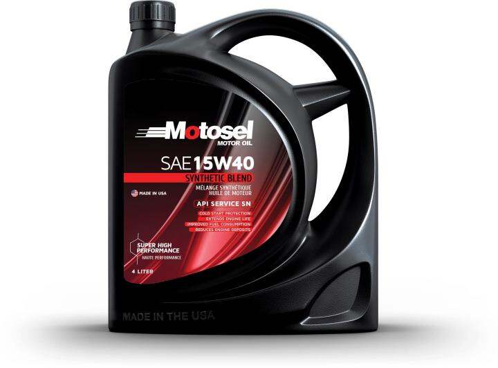 Motosel Synthetic blend DIESEL SAE 15W-40 (4L) | Lazada