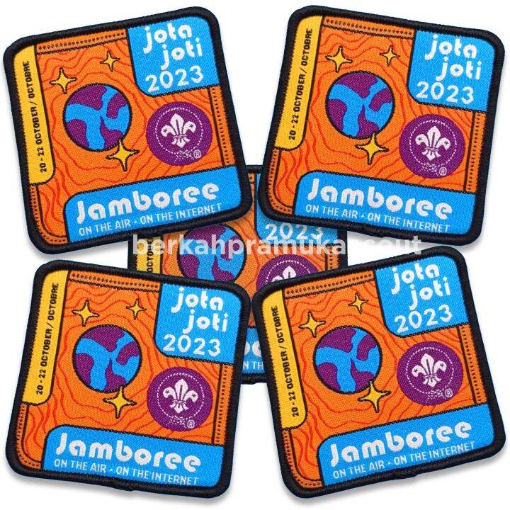 Tiska pramuka jotajoti 2023 badge jota joti bordir dtf pramuka sublim ...