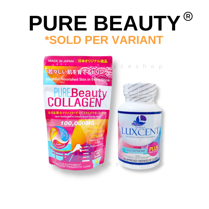 PURE BEAUTY COLLAGEN POWDER PBC | LUXCENT WHITENING CAPS WHITENING ...
