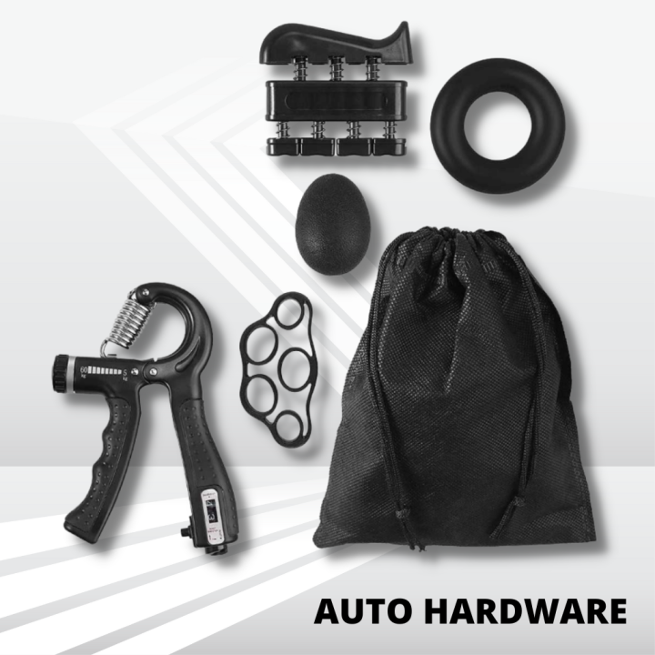 Spring Hand Grip Finger Strength Mechanical Counting 5in1 / Handgrip ...