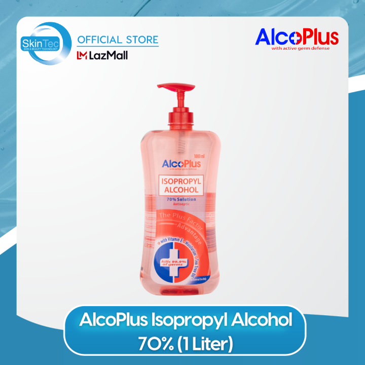 Alcoplus Red Ispropyl Alcohol 70% Solution, 1 Liter | Lazada PH