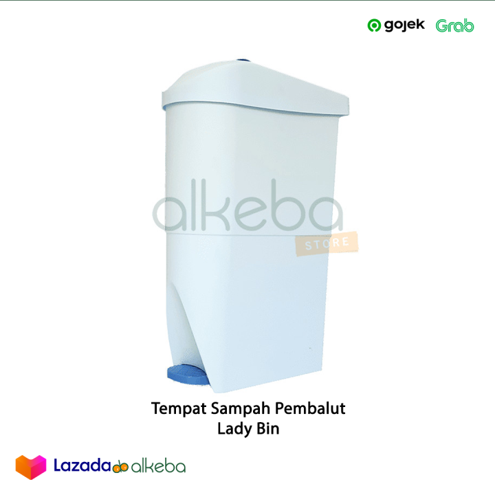 Lady Bin Warna ungu / Tempat Sampah Pembalut / Sanitary Bin 21 ltr ...