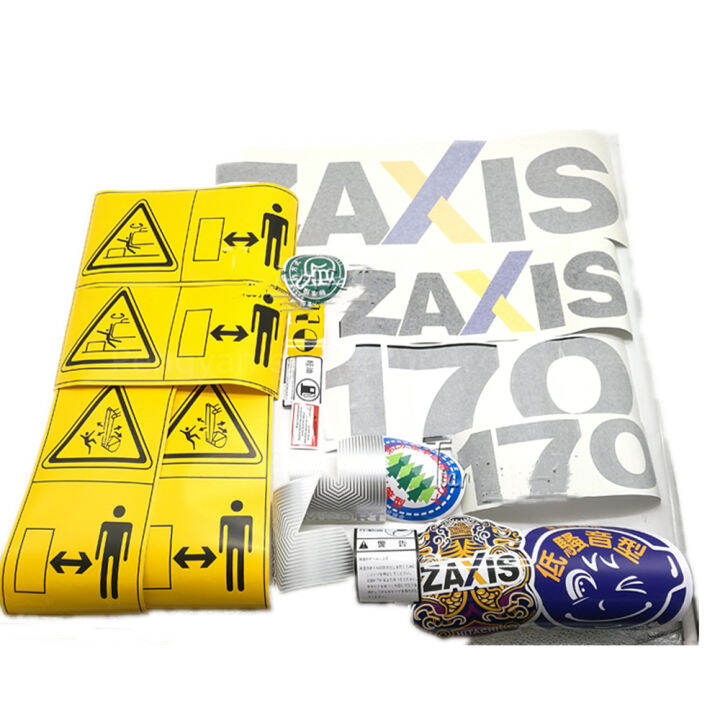 Hitachi Excavator parts ZAX200-5A whole set sticker warning sticker ...