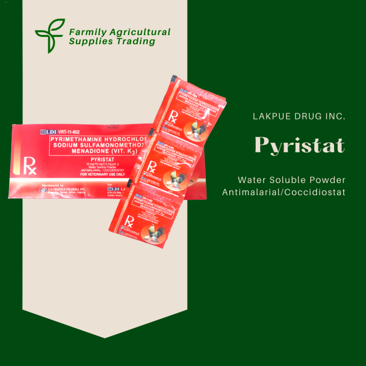 Lakpue Drug Inc. Pyristat Water Soluble Powder 7g / 1kg | Lazada PH