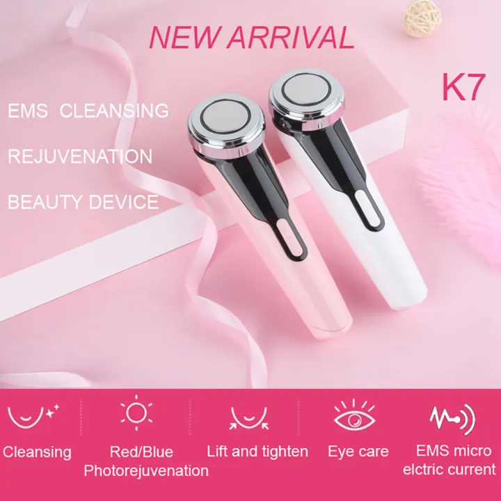 6 in 1 EMS Led Photon Light Therapy Device Face Lifting Massager ...