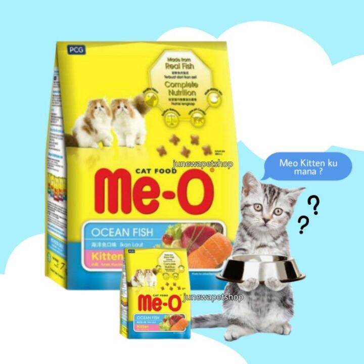 Meo Kitten Ocean Fish 1 Kg Makanan Anak Kucing Meo | Lazada Indonesia