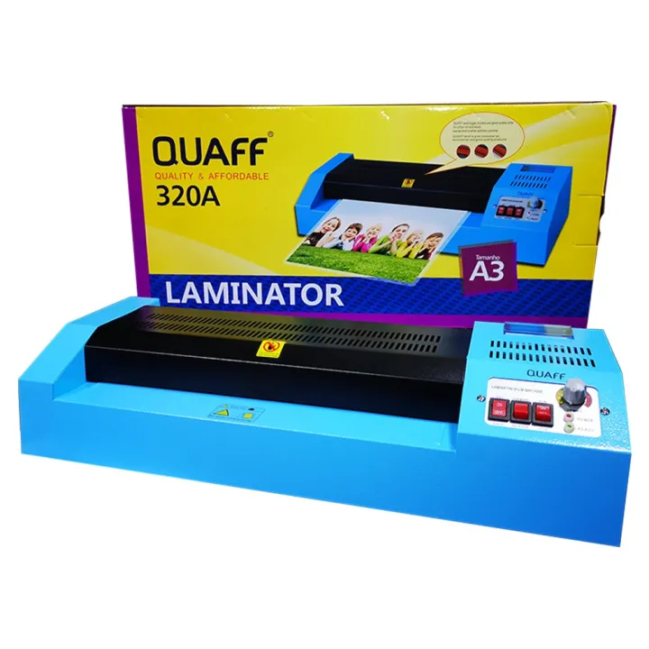 Quaff Laminator Machine HOT / COLD A4 / A3 Size heavy duty laminating ...