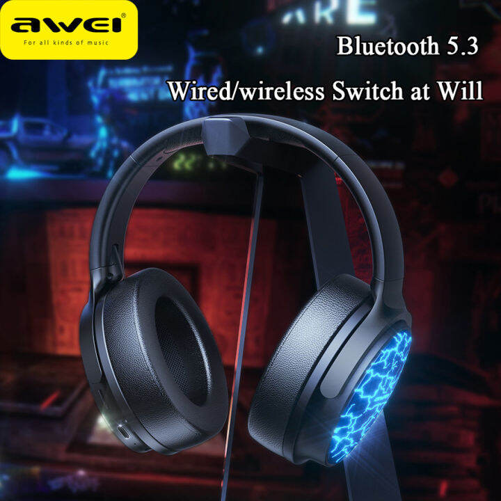 Awei A780 pro Wireless bluetooth RGB Headphone Running Bass bluetooth 5 ...