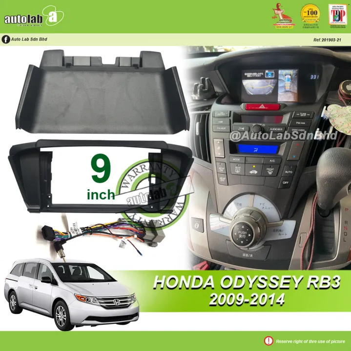 Android Player Casing 9" Honda Odyssey RB3 2009-2014 (with Socket Honda ...
