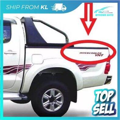 Toyota Hilux Body Sticker / Vigo Turbo / Intercooler / Commonrail / TRD ...
