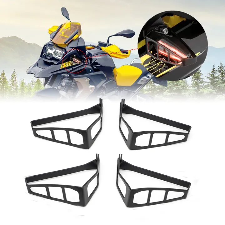 Motorcycle Front Rear Turn LED Signal Light Cover Protector For 2022 ...