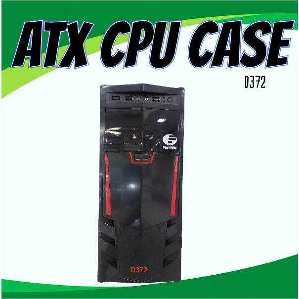 ATX Tower Casing MATX Gaming Case Budget Gaming PC Acrylic Case D372 ...