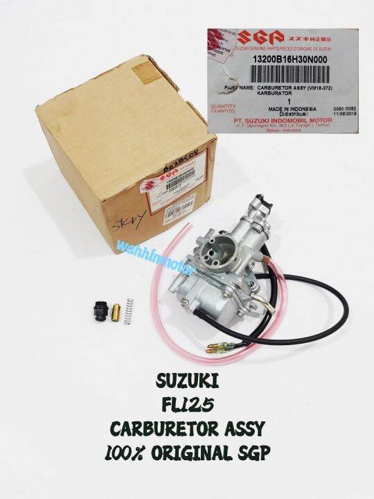 100% ORIGINAL SGP SUZUKI SKYDRIVE 125 SKY DRIVE 125 FL125 CARBURETOR ...
