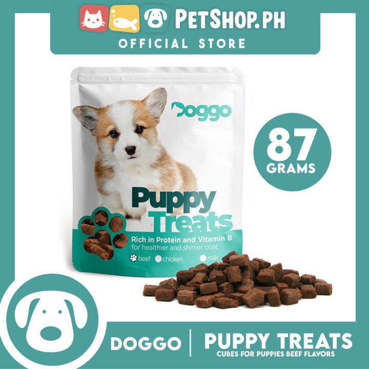 Doggo Dog Puppy Treats (Cube Beef) | Lazada PH