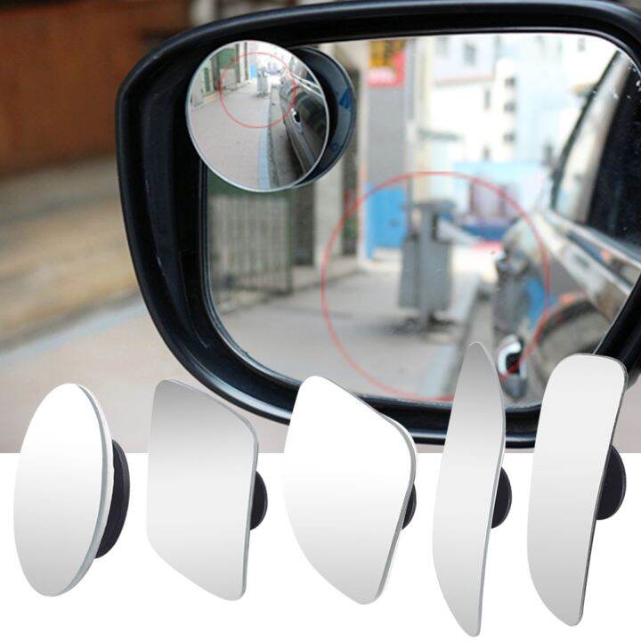2Pcs Car Mirror HD Blind Spot Mirror Adjustable Auto Rearview Convex ... 2Pcs Car Mirror HD Blind Spot Mirror Adjustable Auto Rearview Convex ...