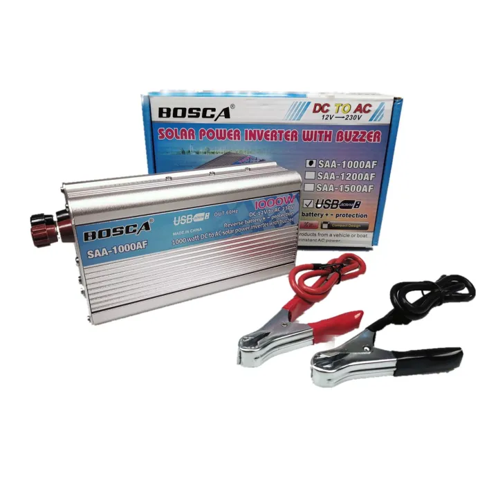 KENLEI Bosca Inverter 1000W Watt Car Volt Converter with Buzzer USB ...