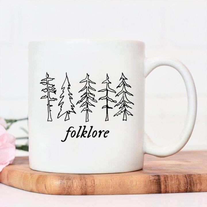 Folklore Milk Cup Taylor Music Swift Albums Mug Folklore Inspired ...