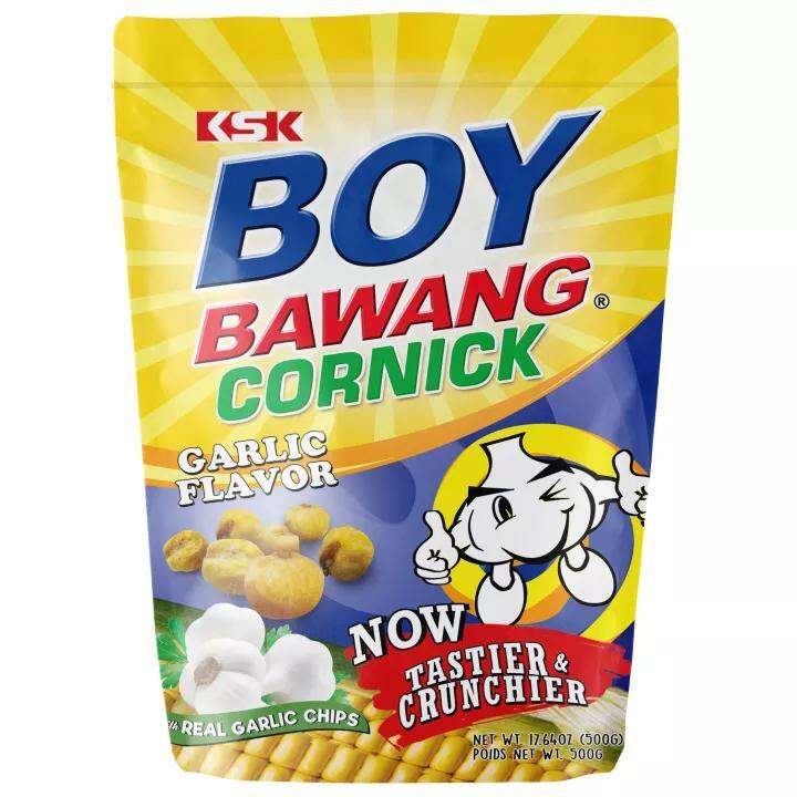 KSK Boy Bawang Cornick - Garlic Flavor (500g) | Lazada PH