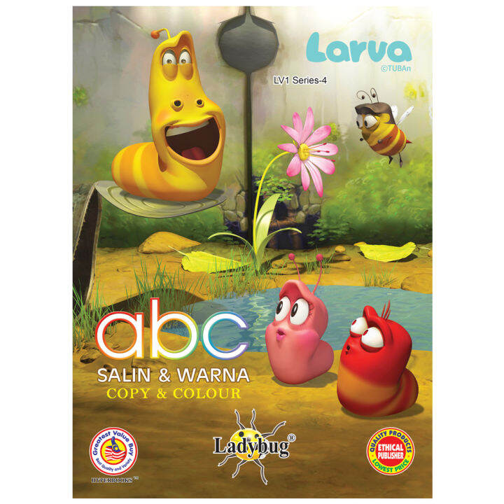 Larva Abc Copy & Colour 16 Pages B5 Size LV1 SERIES 4 | Lazada