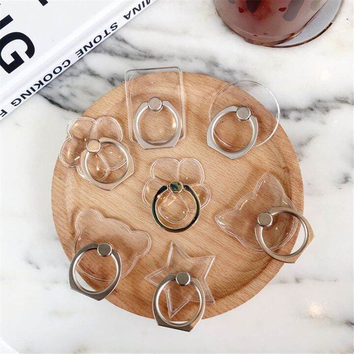 IIUU Universal Support Socket Luxury Phone Mount Clear Bracket 360 ...