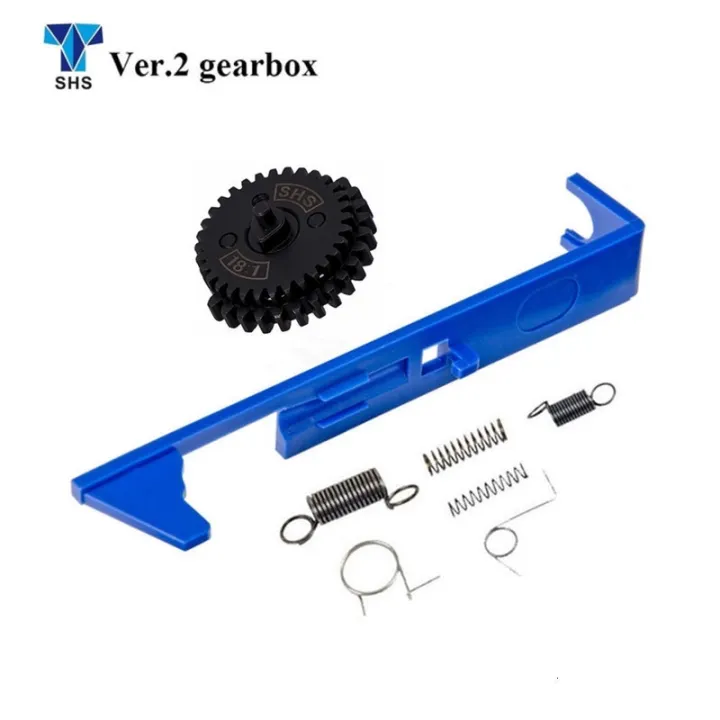 1 Set SHS Double Sector Gear Set for Ver2/AEG/M4/M16 Gearbox Upgrade ...