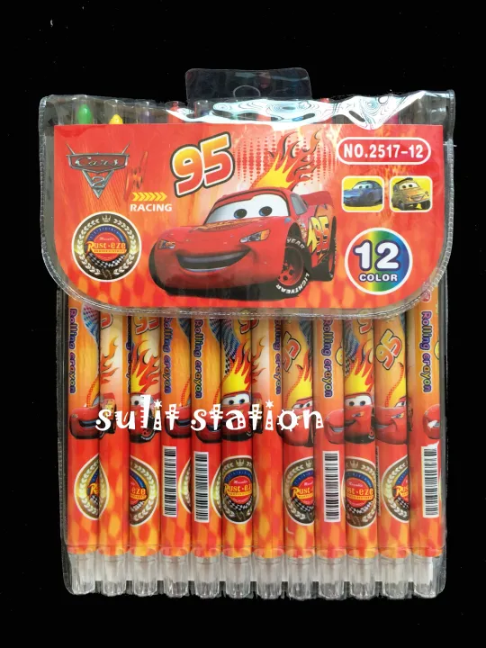 12pcs PIXARe CARS LIGHTNING McQUEEN TWIST UP TWISTED ROLLING ...