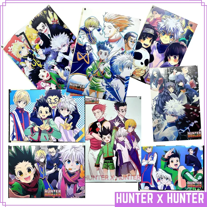 HunterxHunter Anime Poster - set of 8 Hunter x Hunter posters Anime ...