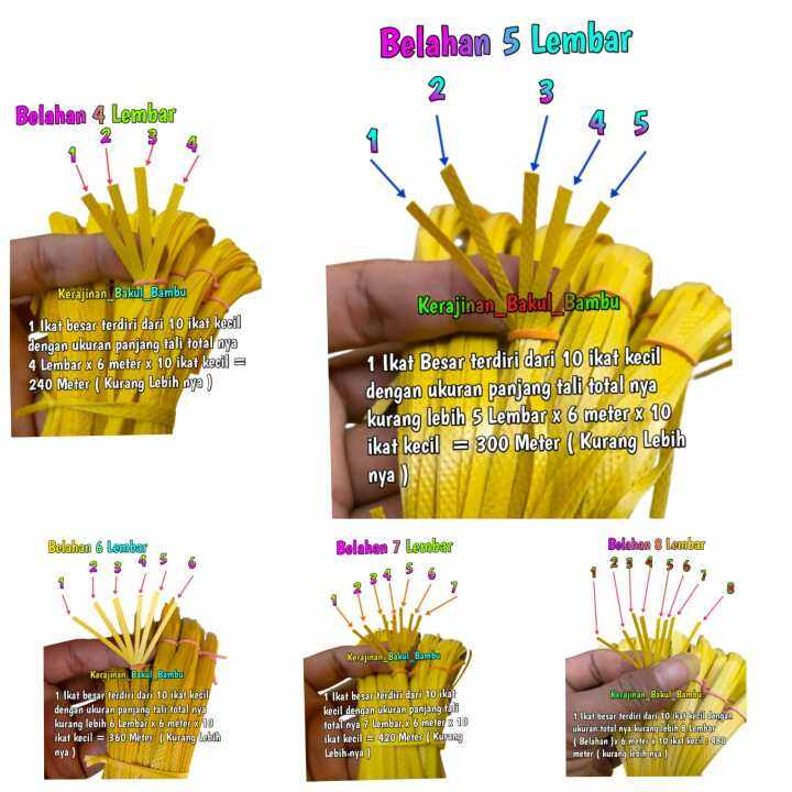 Tali Kuning Tali Bakul atau Tali Boboko Koleksi ukuran lengkap tali ...