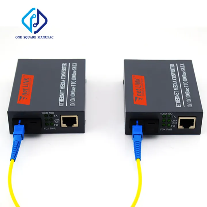 NetLink HTB-GS-03 AB Fi Media Converter 20km 0Mbps SC RJ45 Single-Mode ...