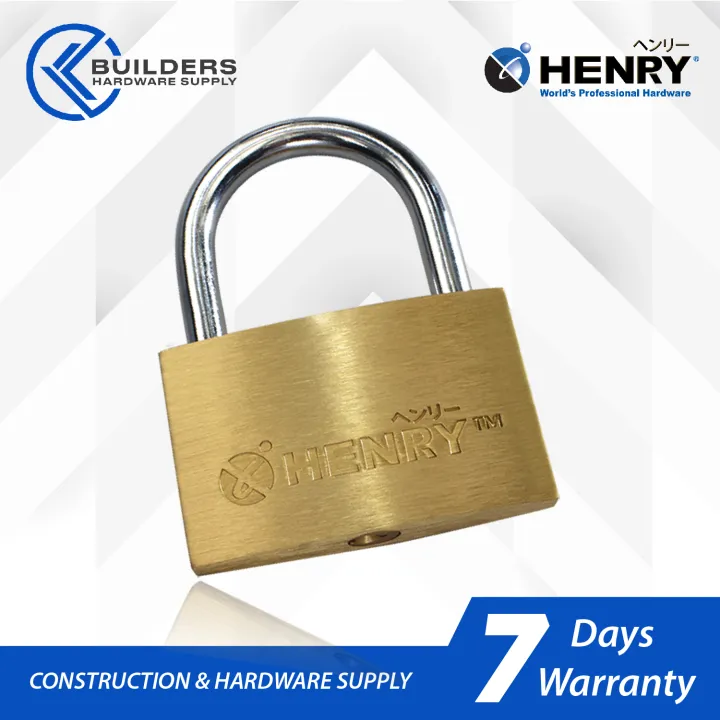 Henry Hardware Thin Brass Padlock HTP | Lazada PH