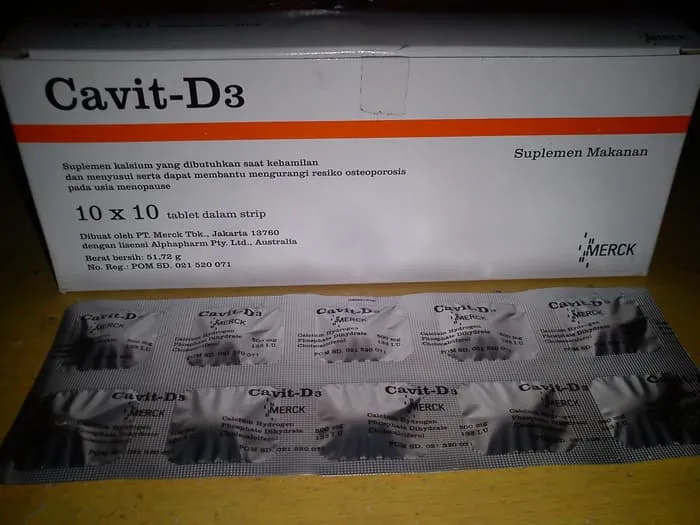 Cavit D3 Tablet Multivitamin | Lazada Indonesia