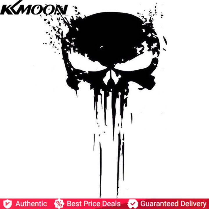 【COD/Ready】Punisher Skull Type Vinyl Car Decals Stickers Motorcycles ...