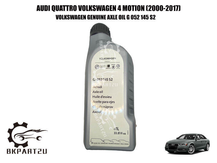 Audi Quattro Volkswagen 4 Motion 4wd (2000-2017) Axle Oil Rear Axle Oil ...