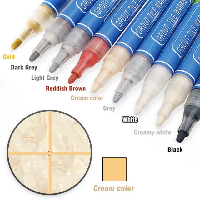 Multi-colors Tile Marker Repair Wall Pen White Grout Odorless Non Toxic ...