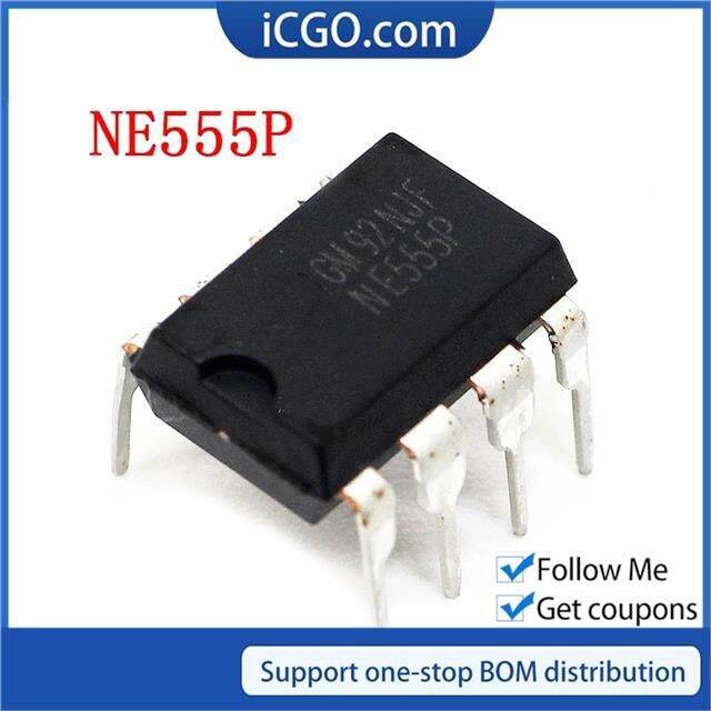 20pcs NE555 NE555P NE555N 555 DIP8 Single high precision timer new chip ...