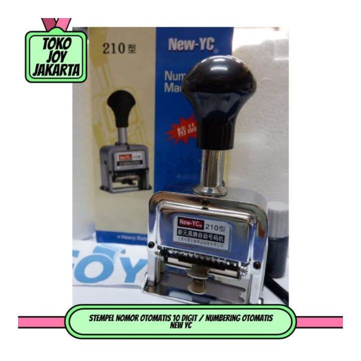 COD Stempel Nomor Otomatis 10 digit / Numbering Otomatis new yc ...