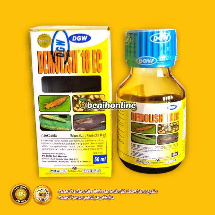 INSEKTISIDA - DEMOLISH 18 EC - 50 ML - Abamectin - DGW Agrimec abacel ...
