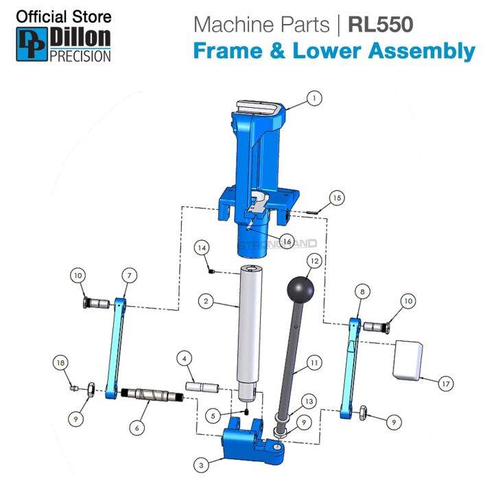 550 Frame & Lower Assembly Parts Dillon Precision | Lazada PH