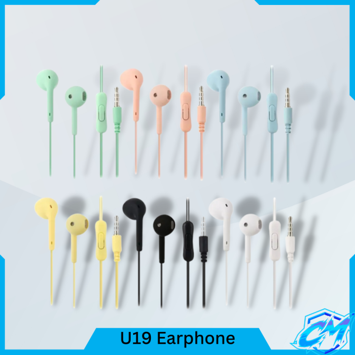CM U19 Macaron Color 3.5mm HIFI Headset Over Ear 1.2mm Earphones ...