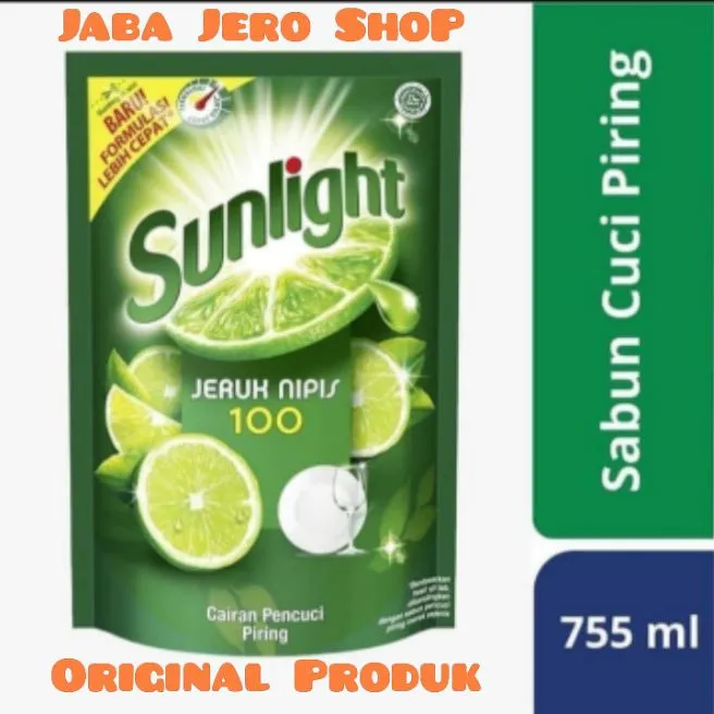 Sunlight jeruk nipis 680 ml kemasan hemat terbaru | Lazada Indonesia