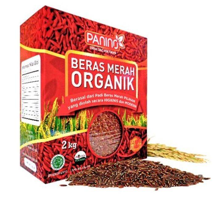 BERAS MERAH ORGANIK PAPINO 2KG | Lazada Indonesia
